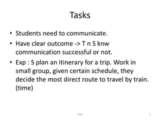 Task based language teaching | PPT