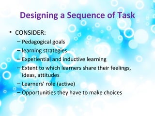 Task based language teaching | PPT