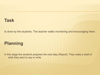 Task based language teaching | PPT