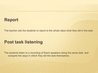 Task based language teaching | PPT