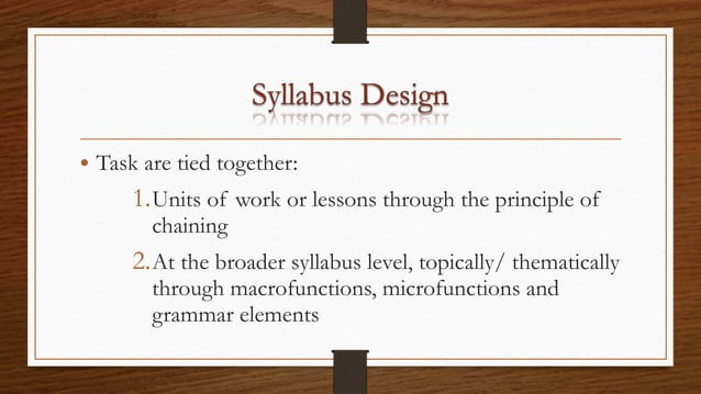 Task based language teaching | PPS | Homework and Study | Education