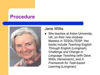 Task based language teaching (formato 2010) | PPTX | Homework and Study ...