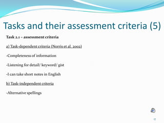 Task based language test | PPT