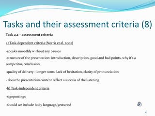 Task based language test | PPT