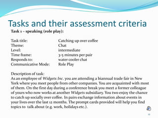 Task based language test | PPT
