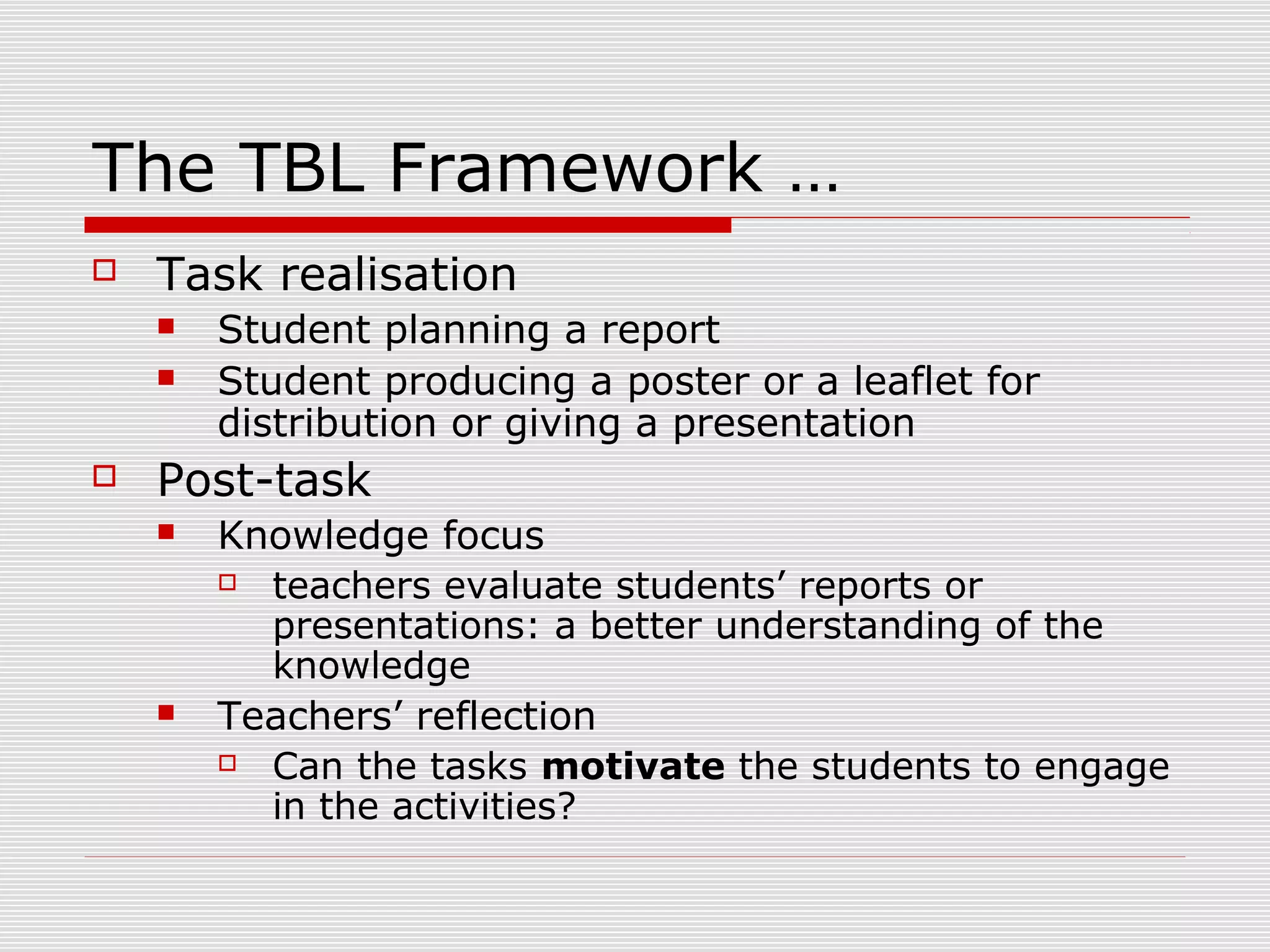Task based learning | PPT