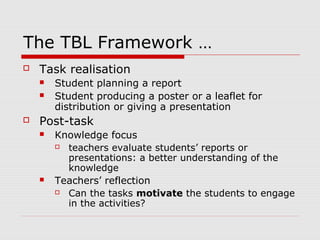 Task based learning | PPT