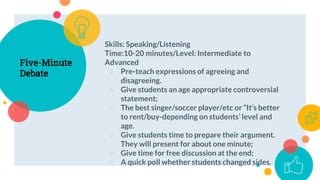Task-Based Learning Strategies for ESL(s) | PPT