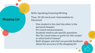 Task-Based Learning Strategies for ESL(s) | PPT