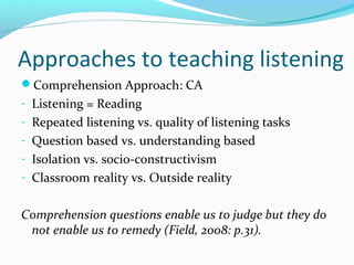 Task based listening - why and how | PPT