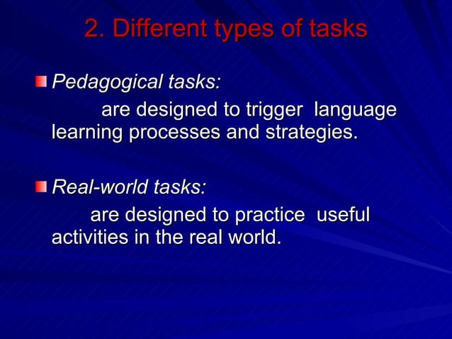 Task Based Syllabus | PPT