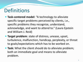 Task centered model.... | PPTX