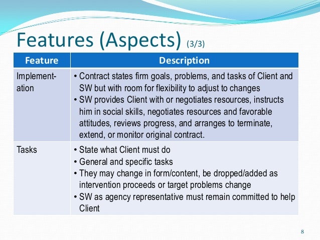 Task centered model....