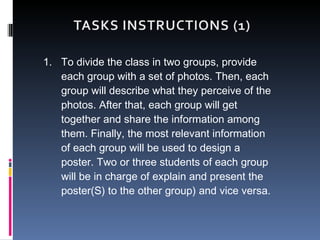 TASKS DESIGN PROJECT | PPT