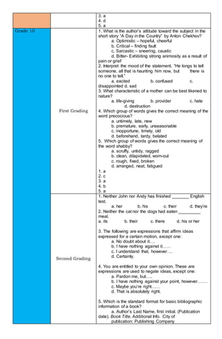 Task english group | DOCX | Education