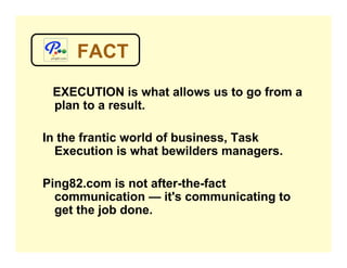 Task Execution Online Communication | PPT