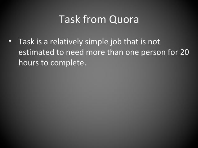 Task management workflow and tool | PPT