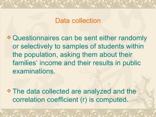 Task of Correlation Research Questions | PPT