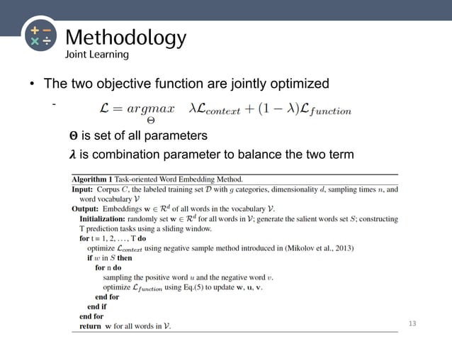 Task Oriented Word Embedding For Text Classification Ppt