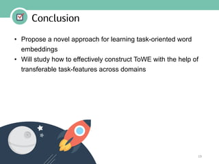 Task oriented word embedding for text classification | PDF