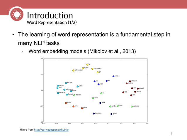 Task oriented word embedding for text classification | PPT