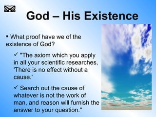 God Proofs Of Existence Of God | PPT