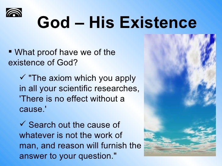 God Proofs Of Existence Of God