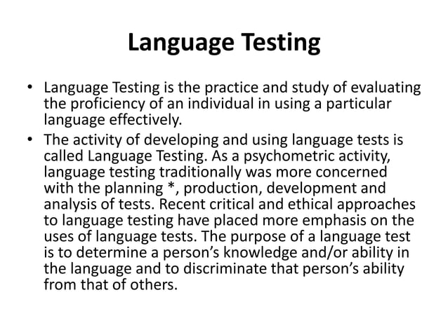 difference b/w test, assessment, evaluation | PPTX
