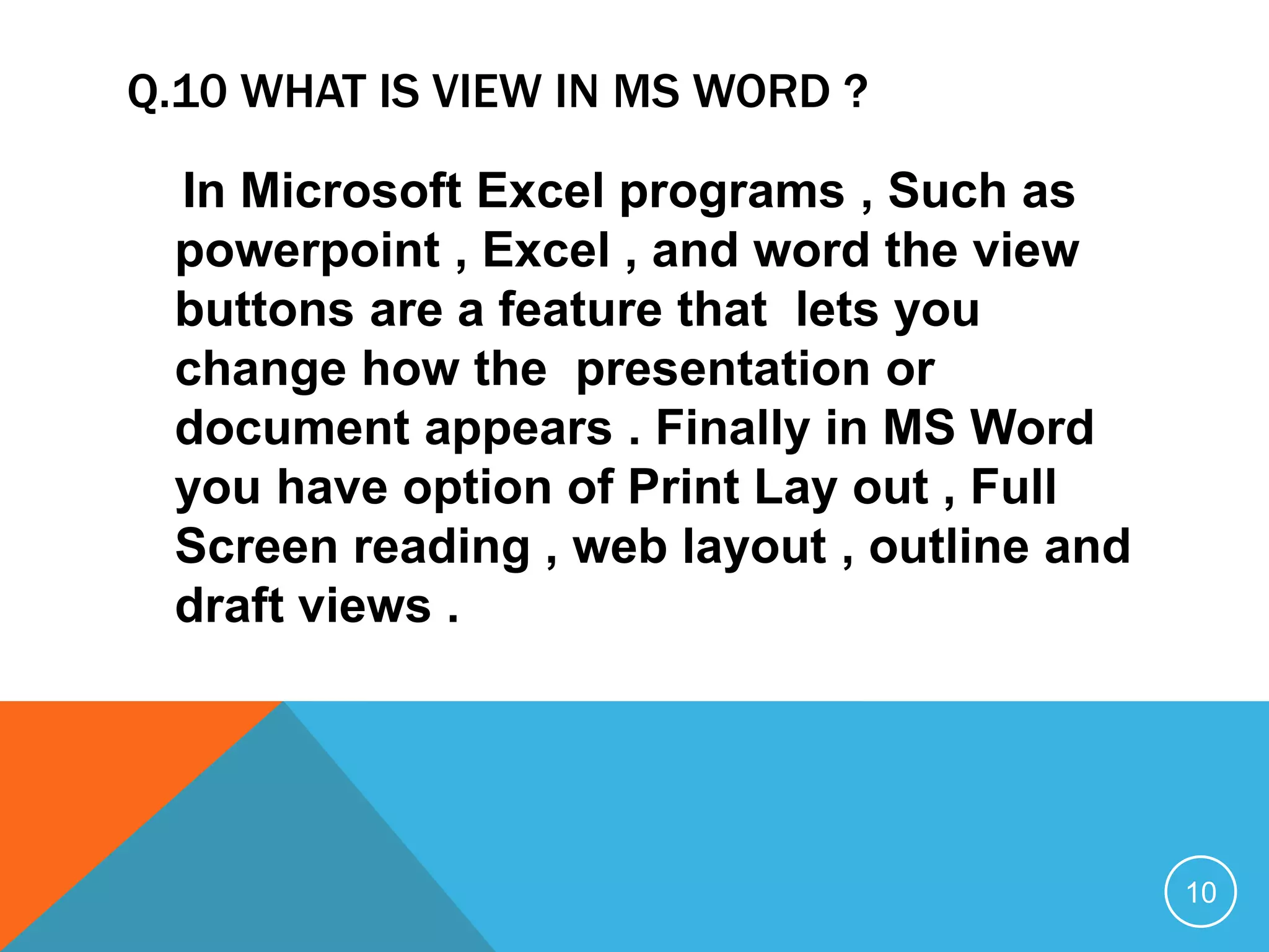 What is MS Word | PPT