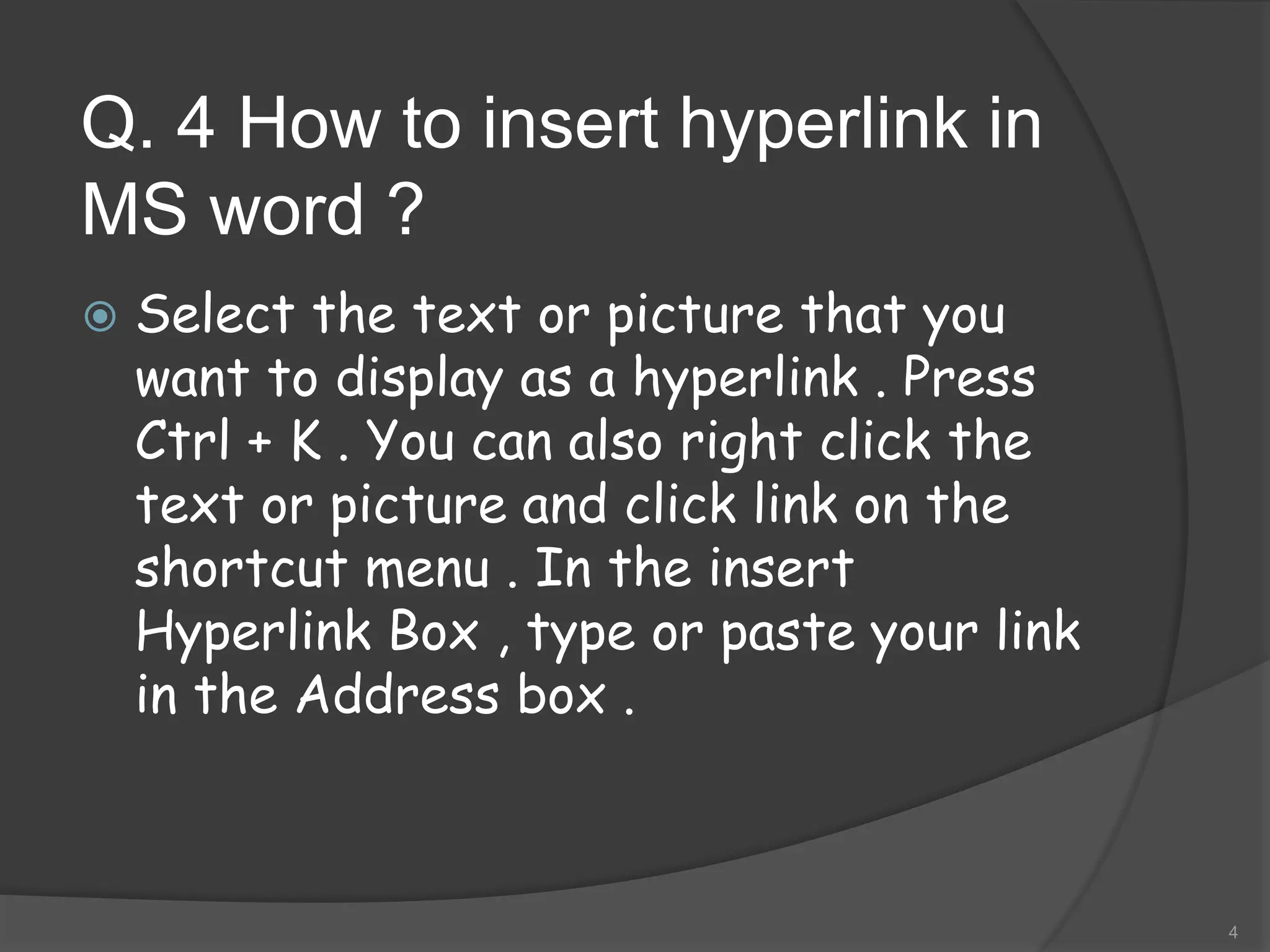 What is MS Word | PPTX