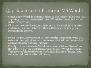 What is MS Word | PPT