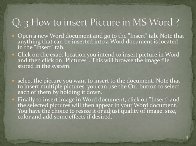 What is MS Word | PPT