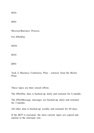 Task 1.Complete the BIA table below and use it for the remai | PDF