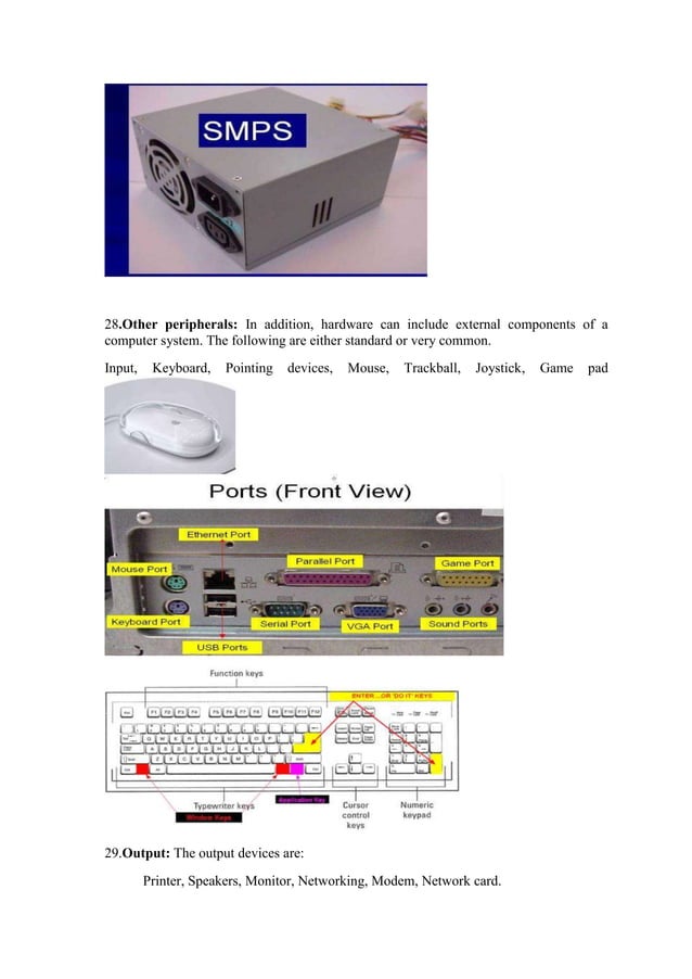 task1.doc | Computer Peripherals | Computing
