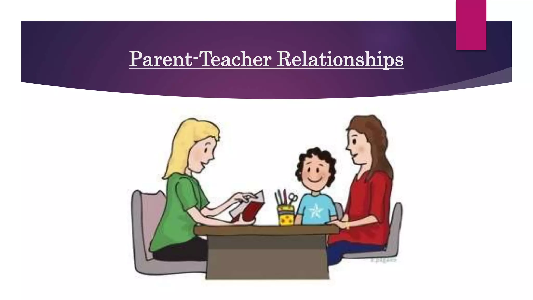 Developing Positive Relationships with Parents, Students and Other ...