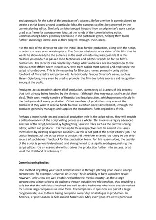 Task 1 evaluate scriptwriters | PDF