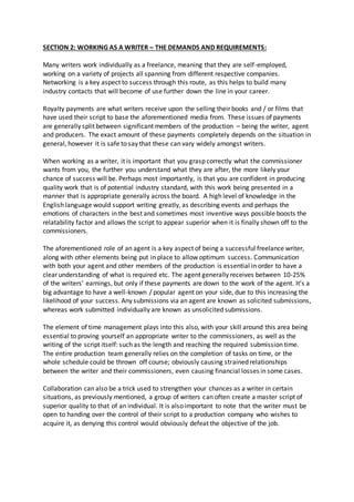 Task 1 evaluate scriptwriters | PDF