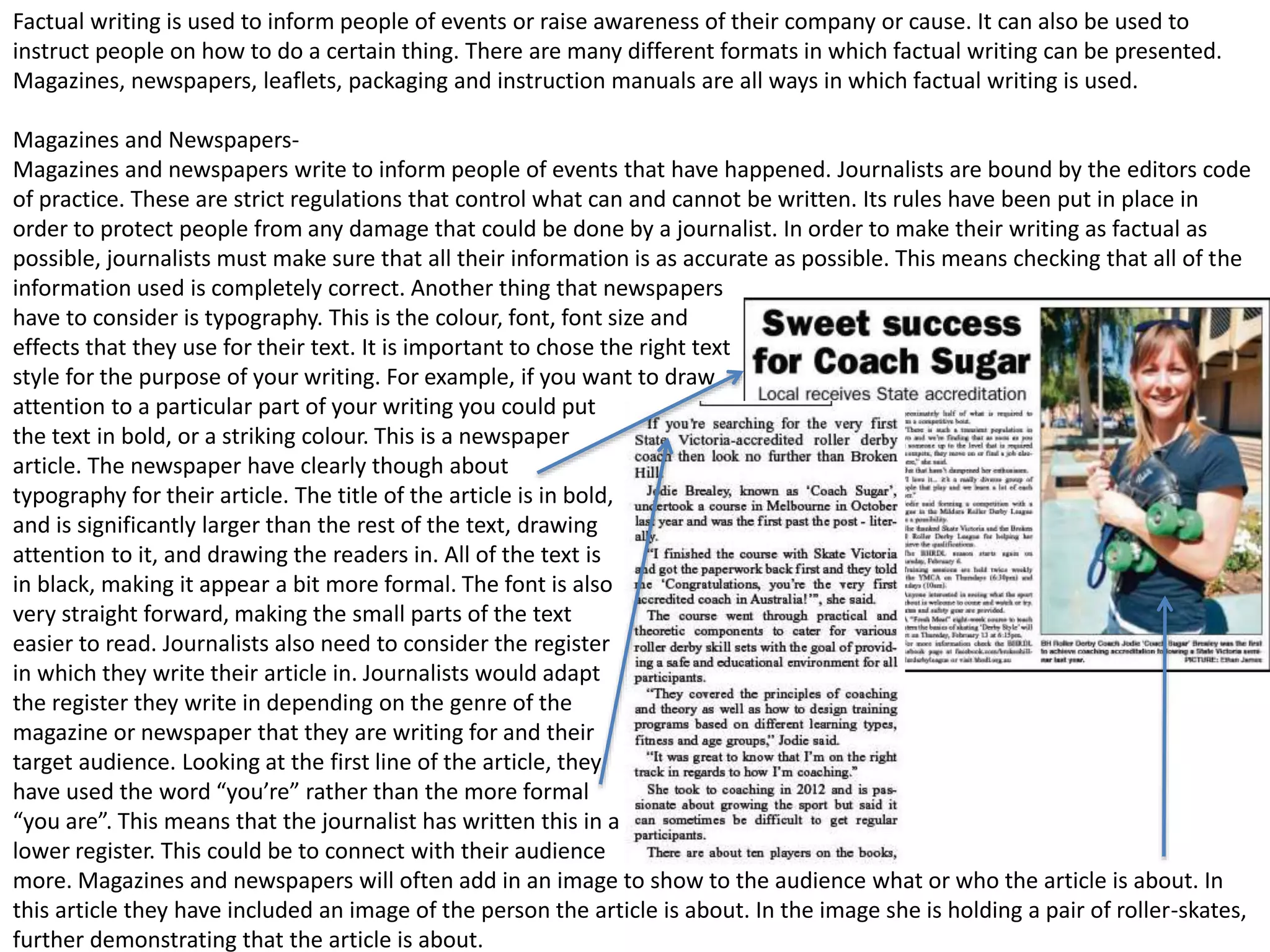 Task 1- Factual Writing | PPTX