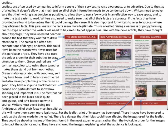 Factual Writing- Products Research | PPT