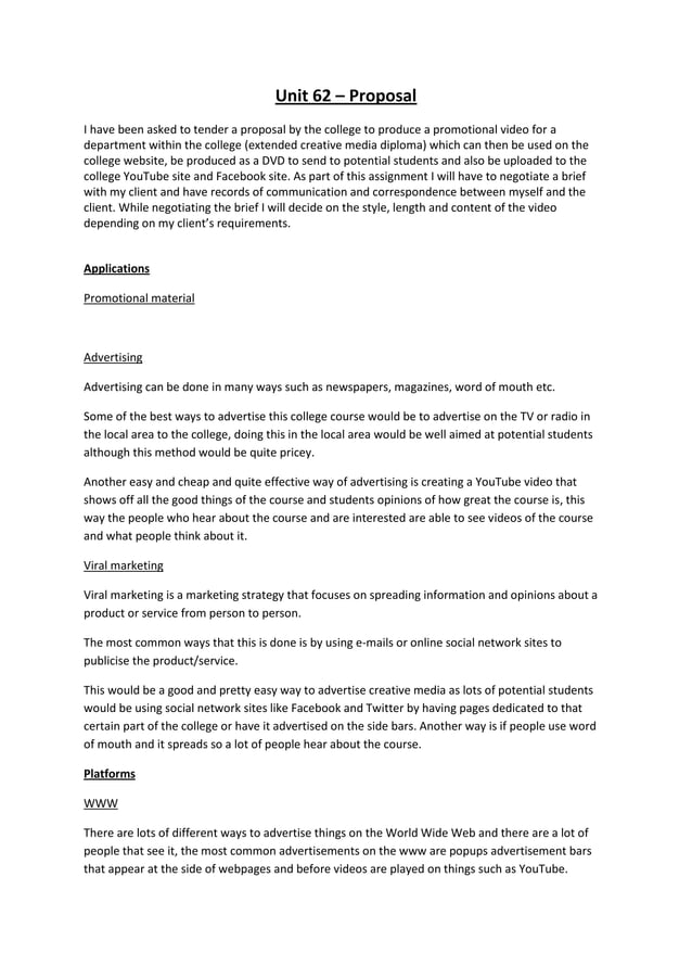 Task 1 proposal | DOCX