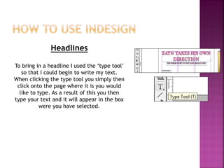 Task 10 – hwo to use indesign and daniel radcliffe | PPTX