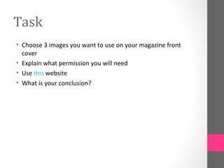 Task 11 photo permission | PPT | Law