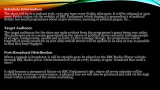 Task 12 - Presentation Pitch | PPTX | Talk Show | Genres