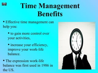 Time Management - How to Improve your Job Performance | PPT
