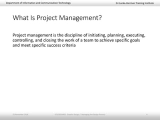 Managing the design process | PPTX