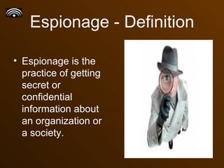 Industrial Espionage -Task 1596 | PPT