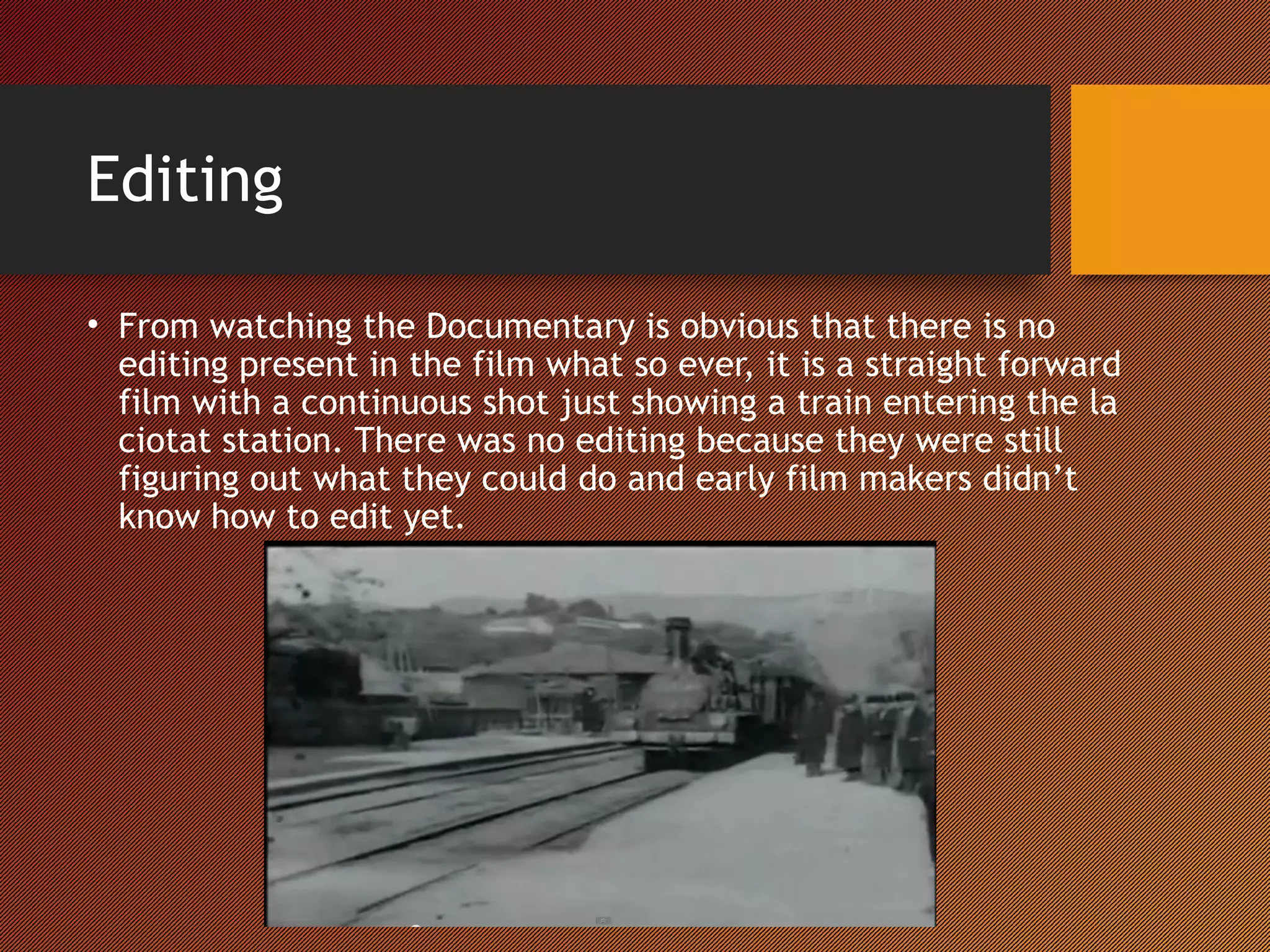 Task 1a early cinema and the lumiere brothers | PPT | Free Download