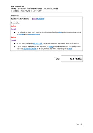 Task 1A Qualitative Characteristics Solutions | PDF | Stocks and Bonds ...