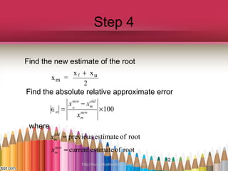 Bisection and fixed point method | PPT
