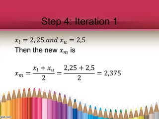 Bisection and fixed point method | PPT